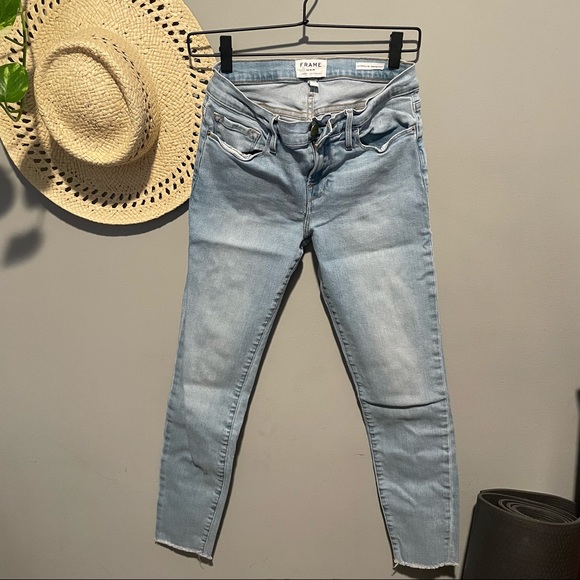 Frame Denim | Pants & Jumpsuits | Frame Cropped Skinny Jeans | Poshmark